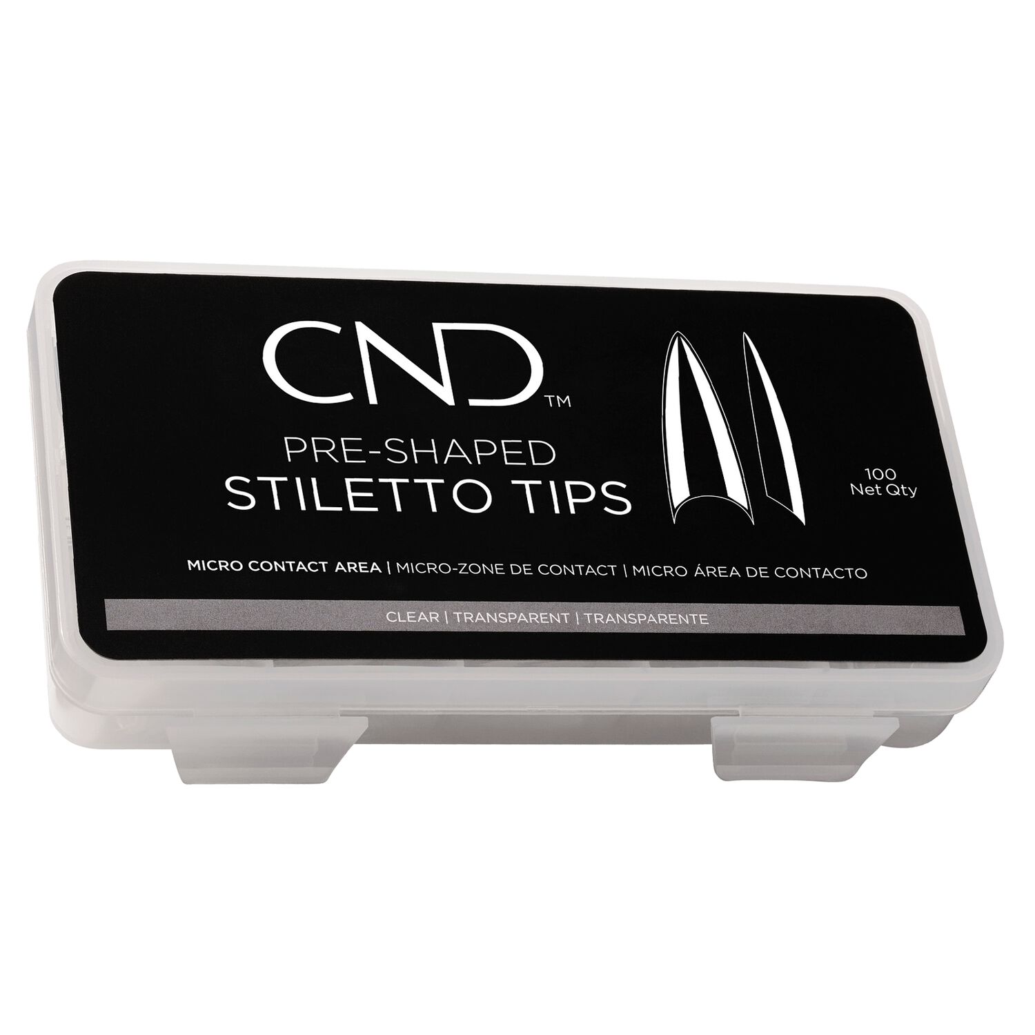 Essentials Pre-Shaped Stiletto Tips - CND | CosmoProf