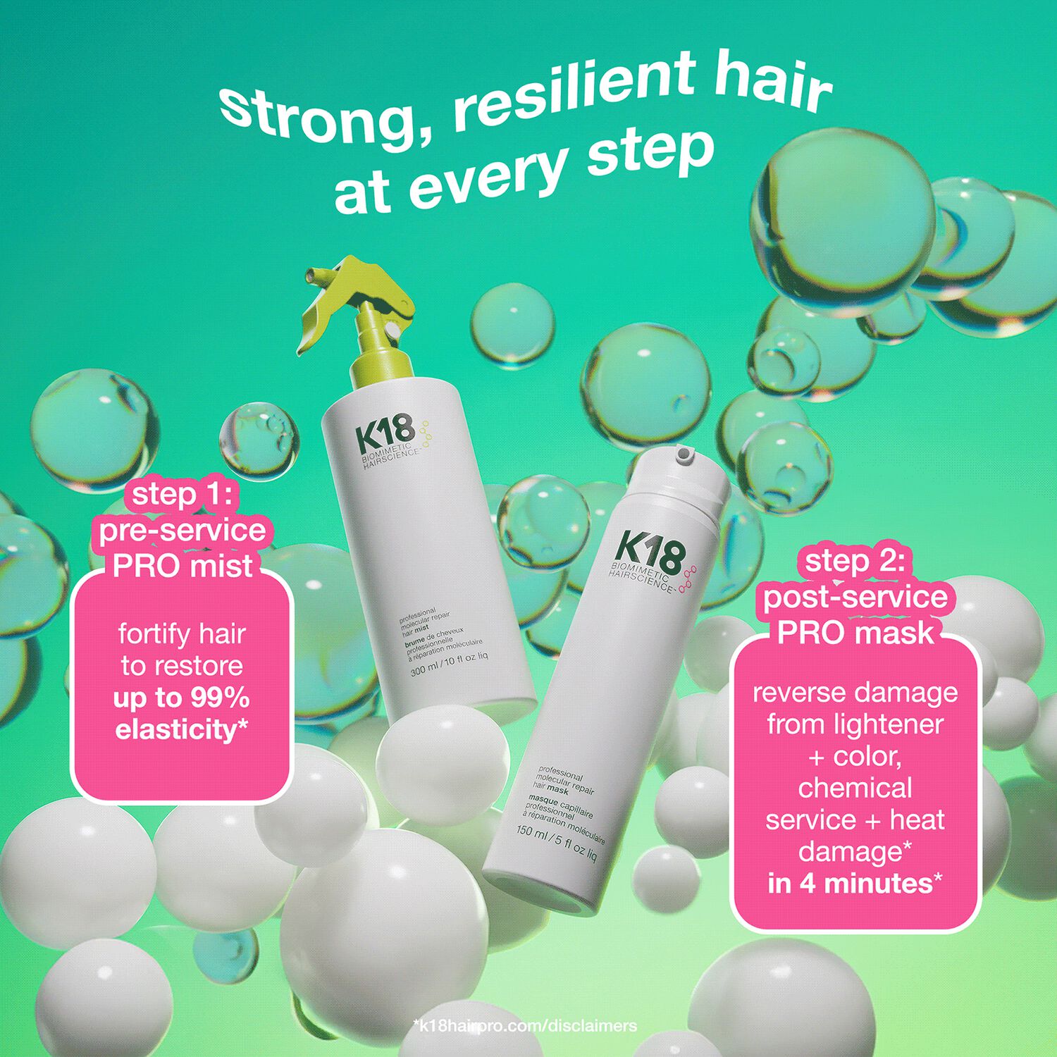 Professional Repair Service Kit - K18 Biomimetic Hairscience | CosmoProf