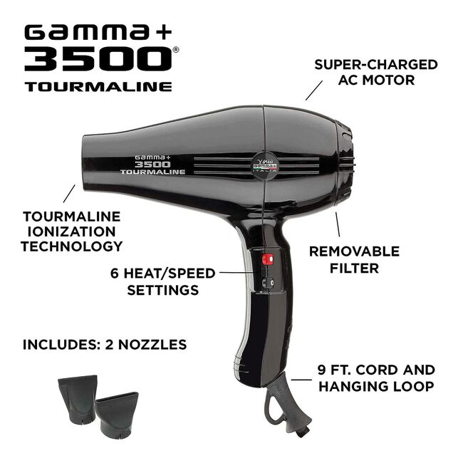 3500 Tourmaline Power Dryer - Gamma+ | CosmoProf