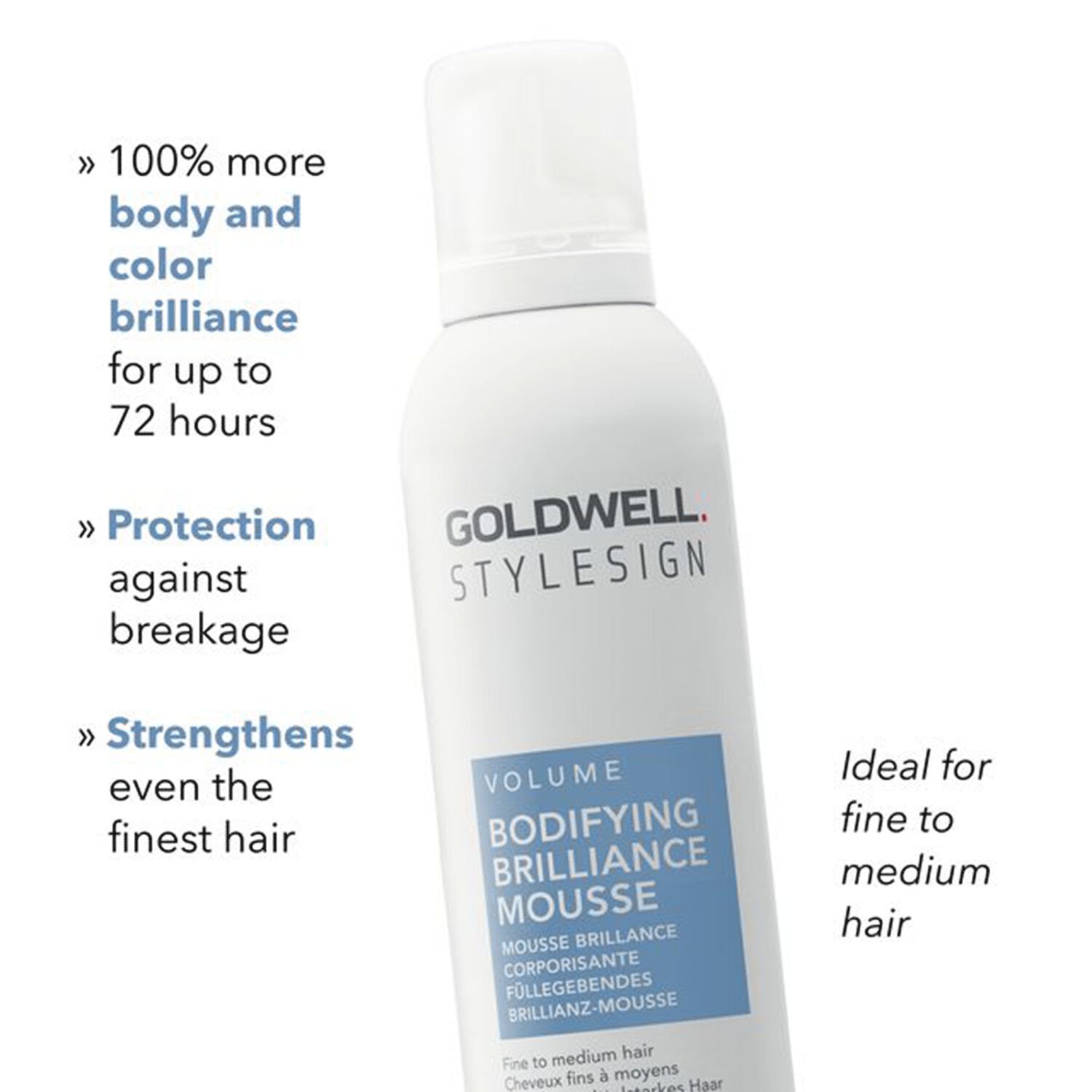 StyleSign Bodifying Brilliance Mousse - Goldwell USA | CosmoProf