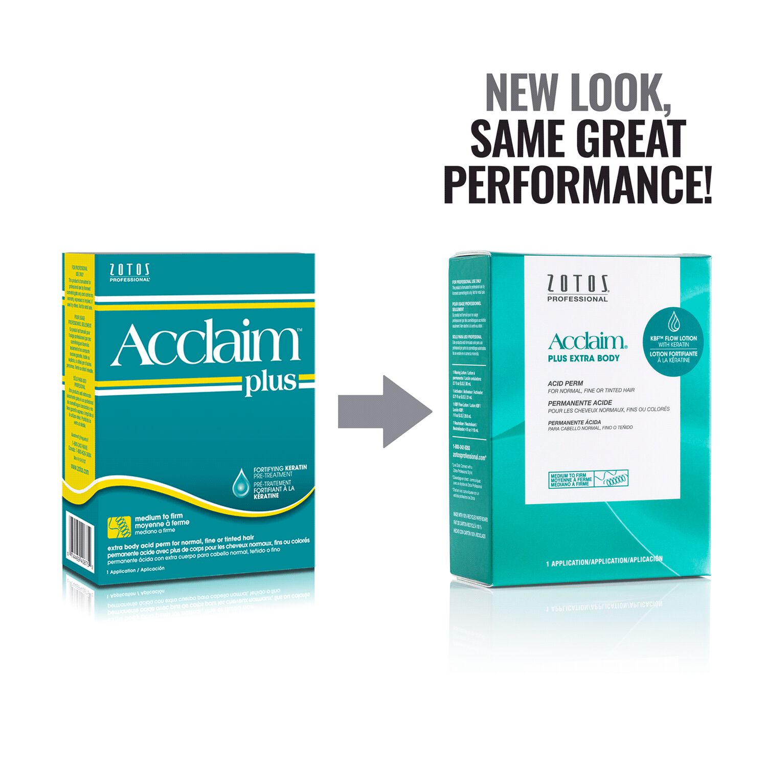 Acclaim Plus Extra Body Acid Perm for Normal, Fine or Tinted Hair ...