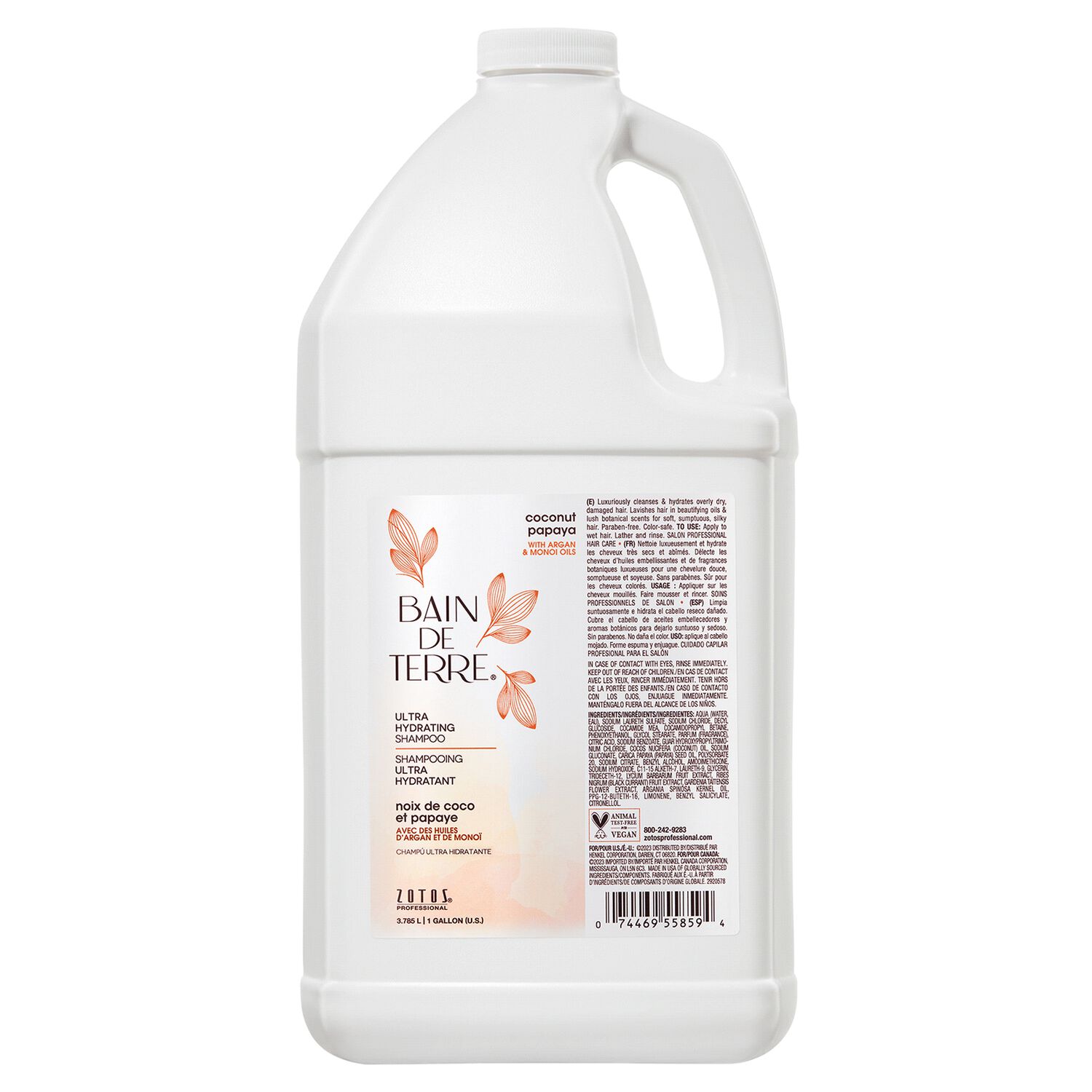 Coconut Papaya Ultra Hydrating Shampoo - Bain de Terre | CosmoProf