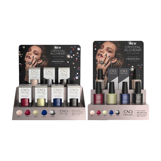 Crystal Alchemy Vinylux & Shellac - 26 Piece Display - CND | CosmoProf
