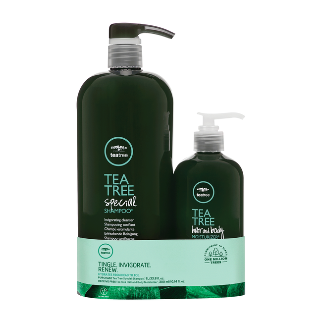 Tea Tree Special Shampoo, Hair & Body Moisturizer - John Paul Mitchell ...