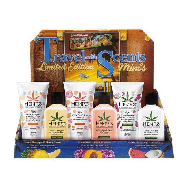 Hempz First Class Travel 20 Count Display - Hempz | CosmoProf