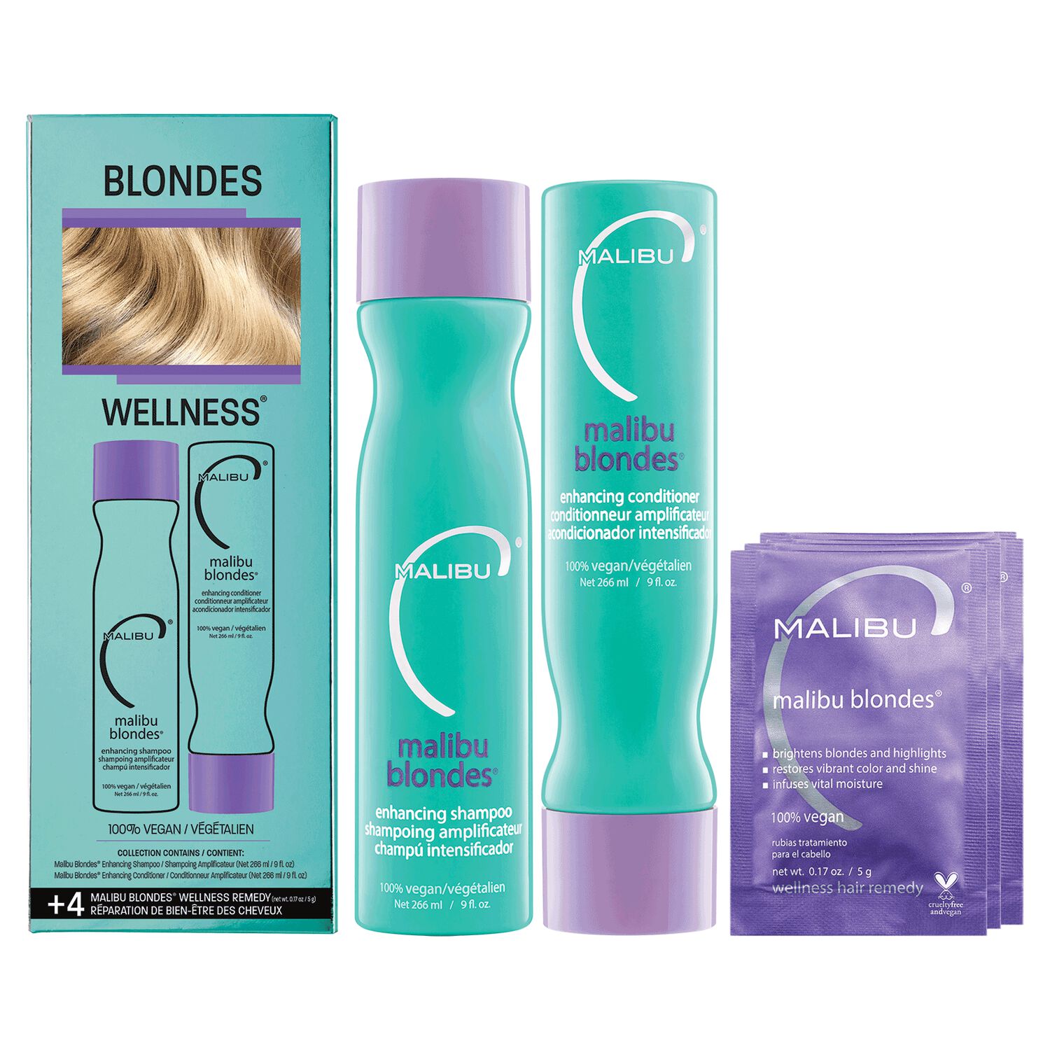 Malibu Blondes Wellness Kit - Malibu C | CosmoProf