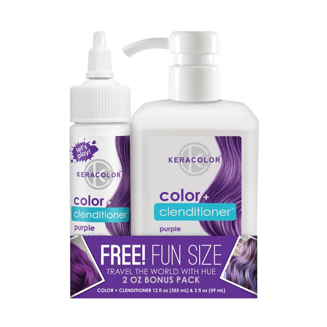 Purple Color Clenditioner with Kera-Crayon - Keracolor | CosmoProf