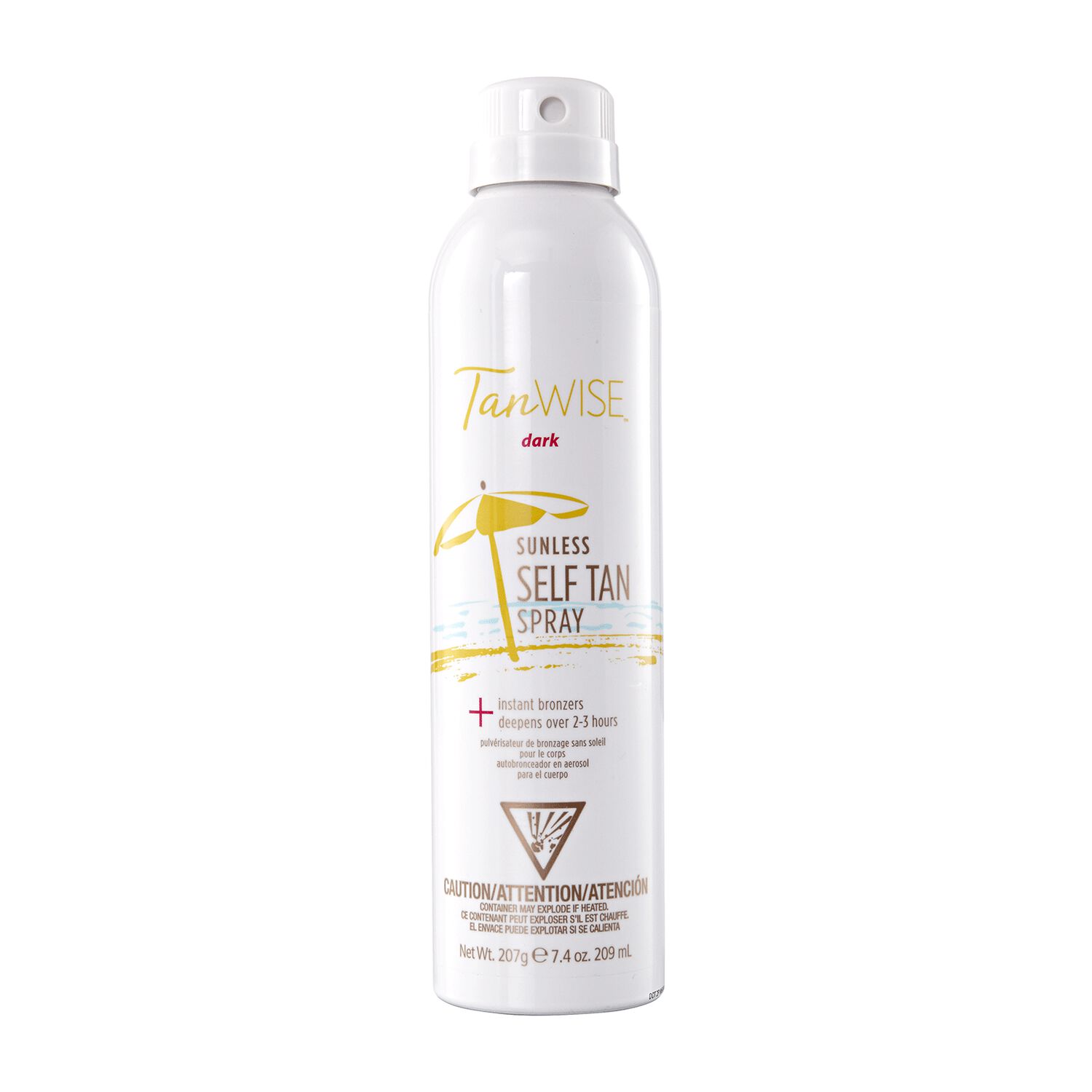 Sunless Self-Tan Spray - Dark - Tanwise | CosmoProf