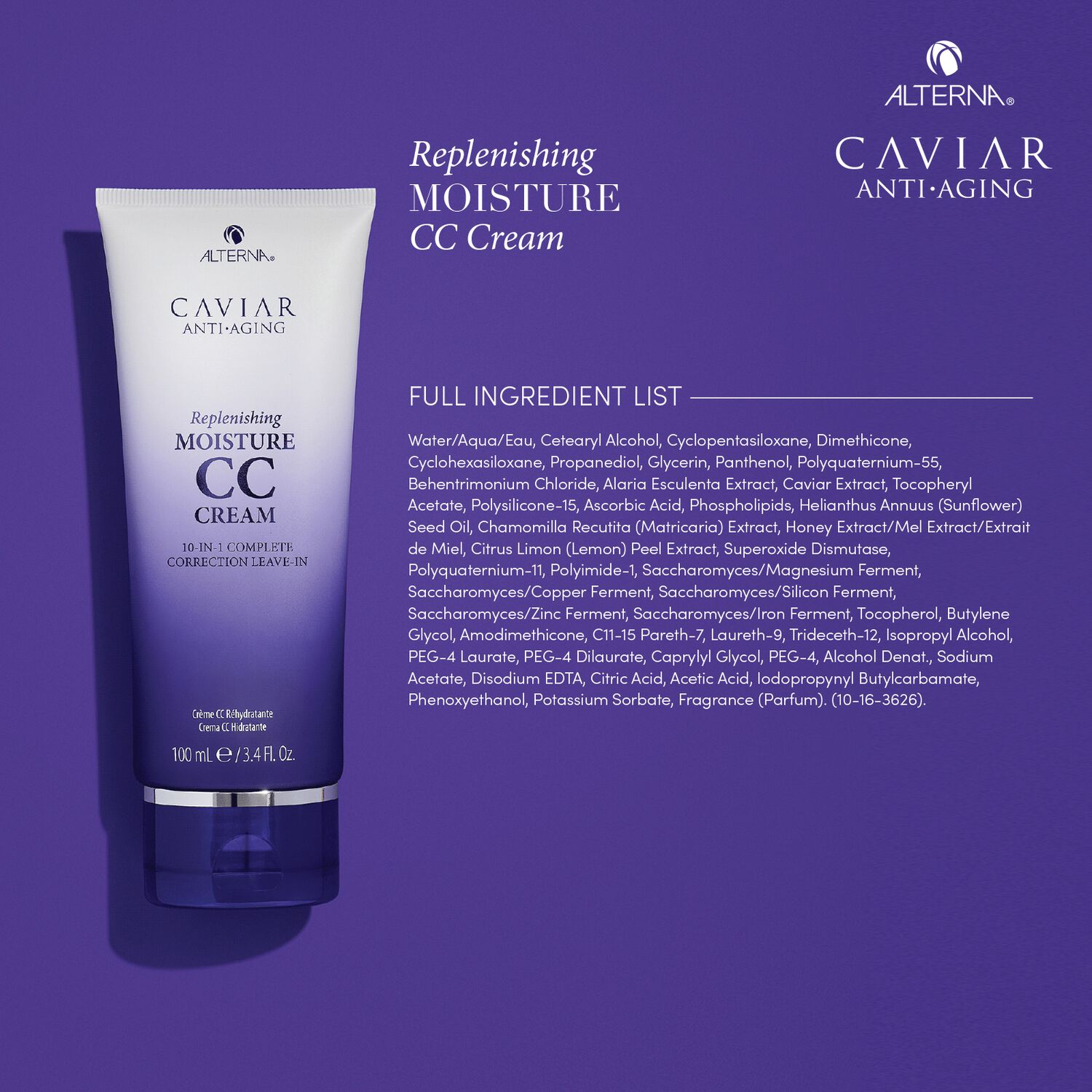 Caviar Anti-Aging Replenishing Moisture CC Cream - Alterna | CosmoProf