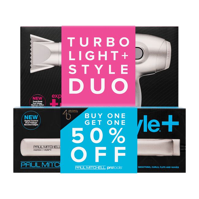 Express Ion Style+ Flat Iron, Turbo Light+ Dryer - John Paul Mitchell ...