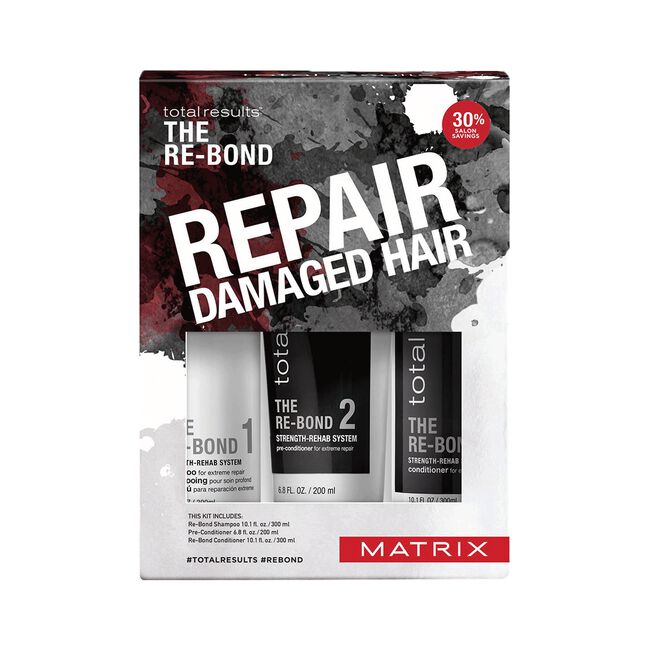 Total Results Re-Bond Shampoo, Conditioner, Pre-Conditioner - Matrix ...