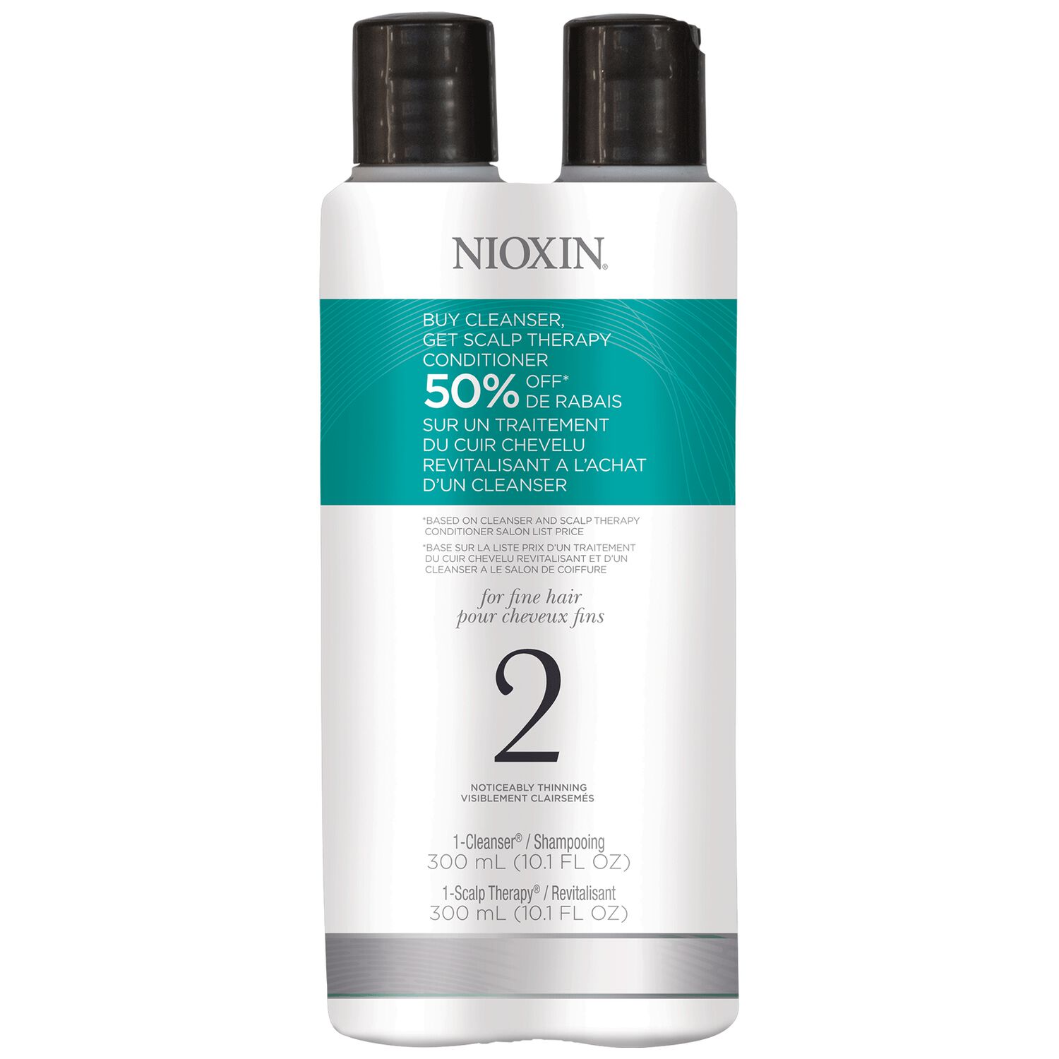System 2 Cleanse & Scalp Therapy Duo - Nioxin | CosmoProf