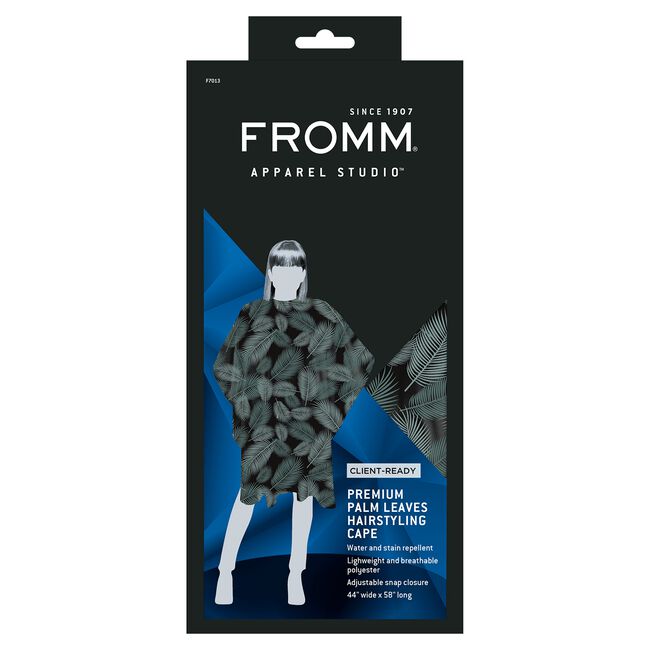 Premium Client Hairstyling Cape Palms Print - Fromm Andre International ...