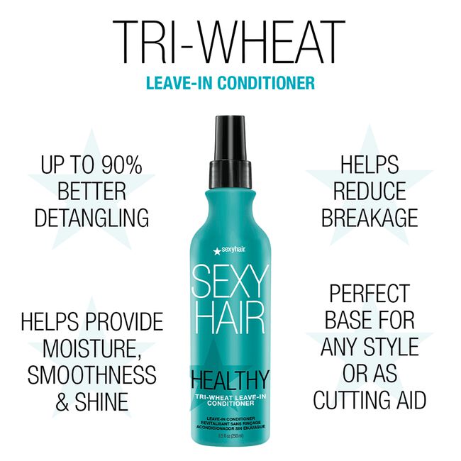Healthy Sexy Hair Tri-Wheat Leave-In Conditioner - Sexy Hair Concepts | CosmoProf