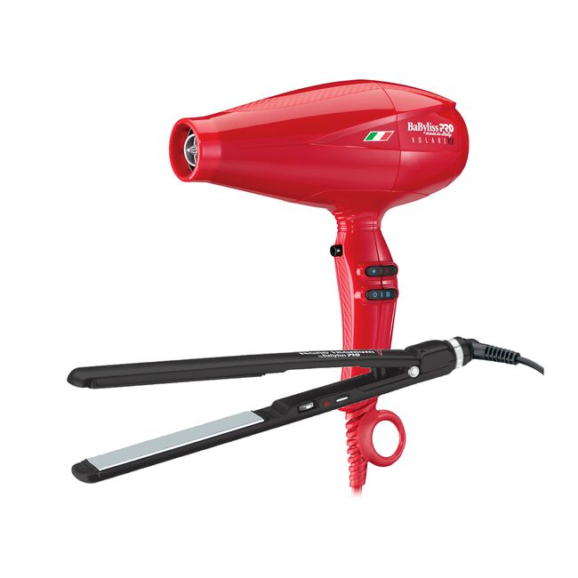 Red Volare V1 Dryer Get 1 In Black Nano Titanium Iron - BaBylissPRO ...