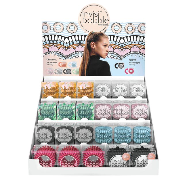 BOHO Invisibobble Mixed Display - 23 Piece - Invisibobble | CosmoProf