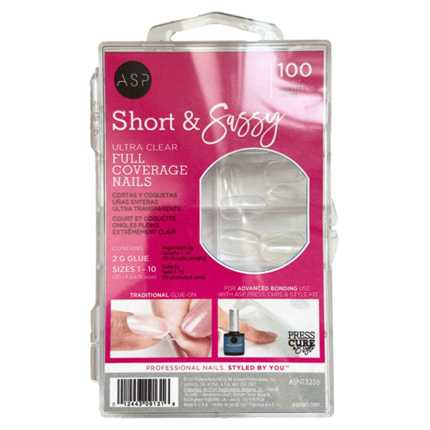 Short & Sassy Full Coverage Nails - ASP | CosmoProf