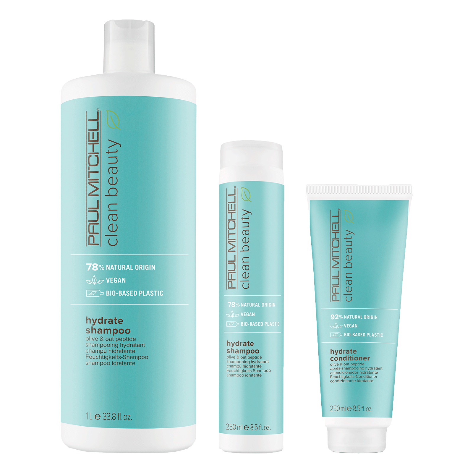 Clean Beauty Hydrate Shampoo, Conditioner - John Paul Mitchell Systems ...