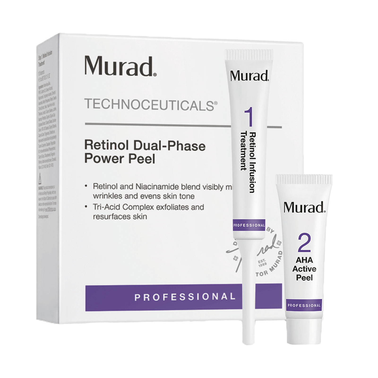 Retinol Dual Phase Power Peel - 10 Count - Murad | CosmoProf