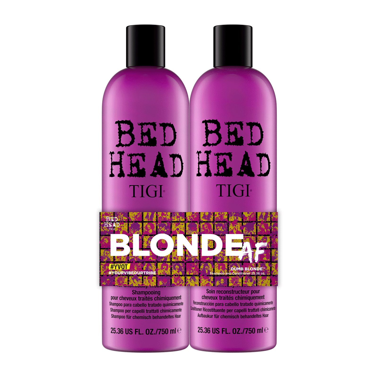 Bed Head Dumb Blonde Shampoo Reconstructor Duo Tigi Cosmoprof
