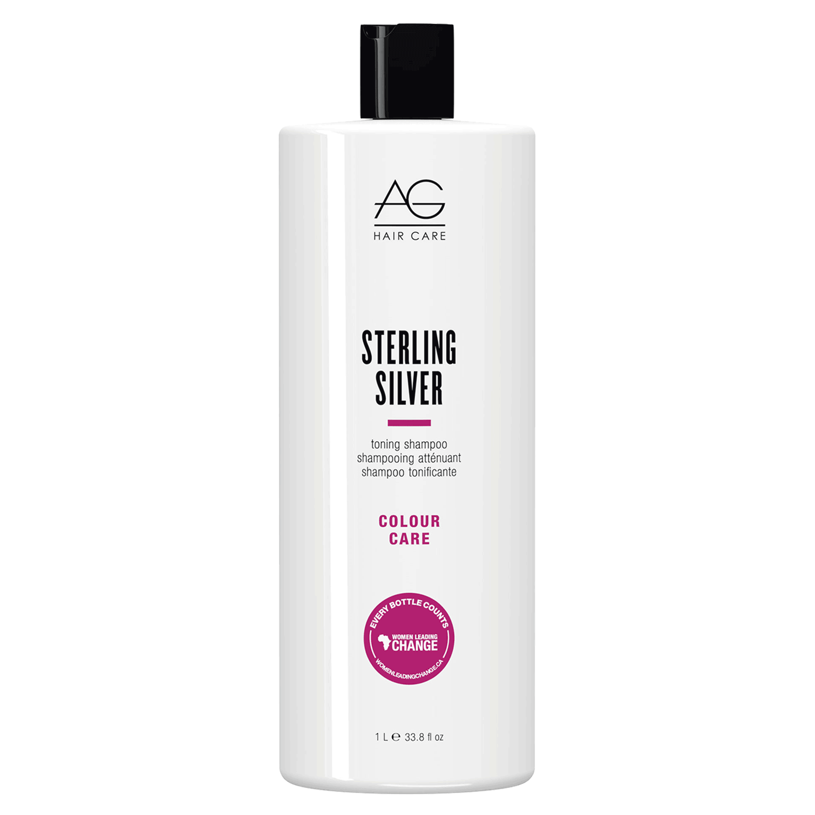 Sterling Silver Shampoo, Conditioner Liter Duo - AG Hair | CosmoProf
