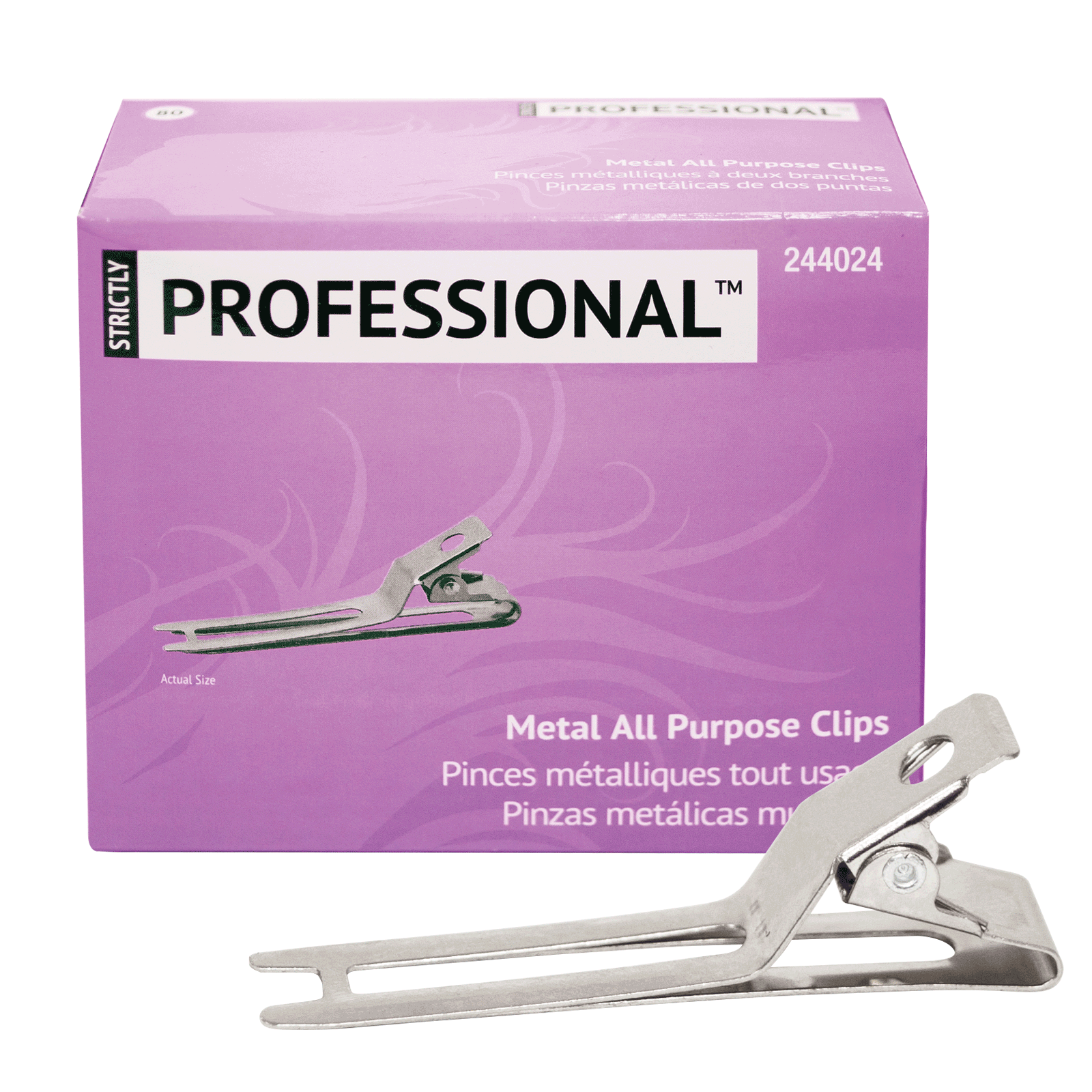 All Purpose Metal Clips - 80 count - Strictly Professional | CosmoProf