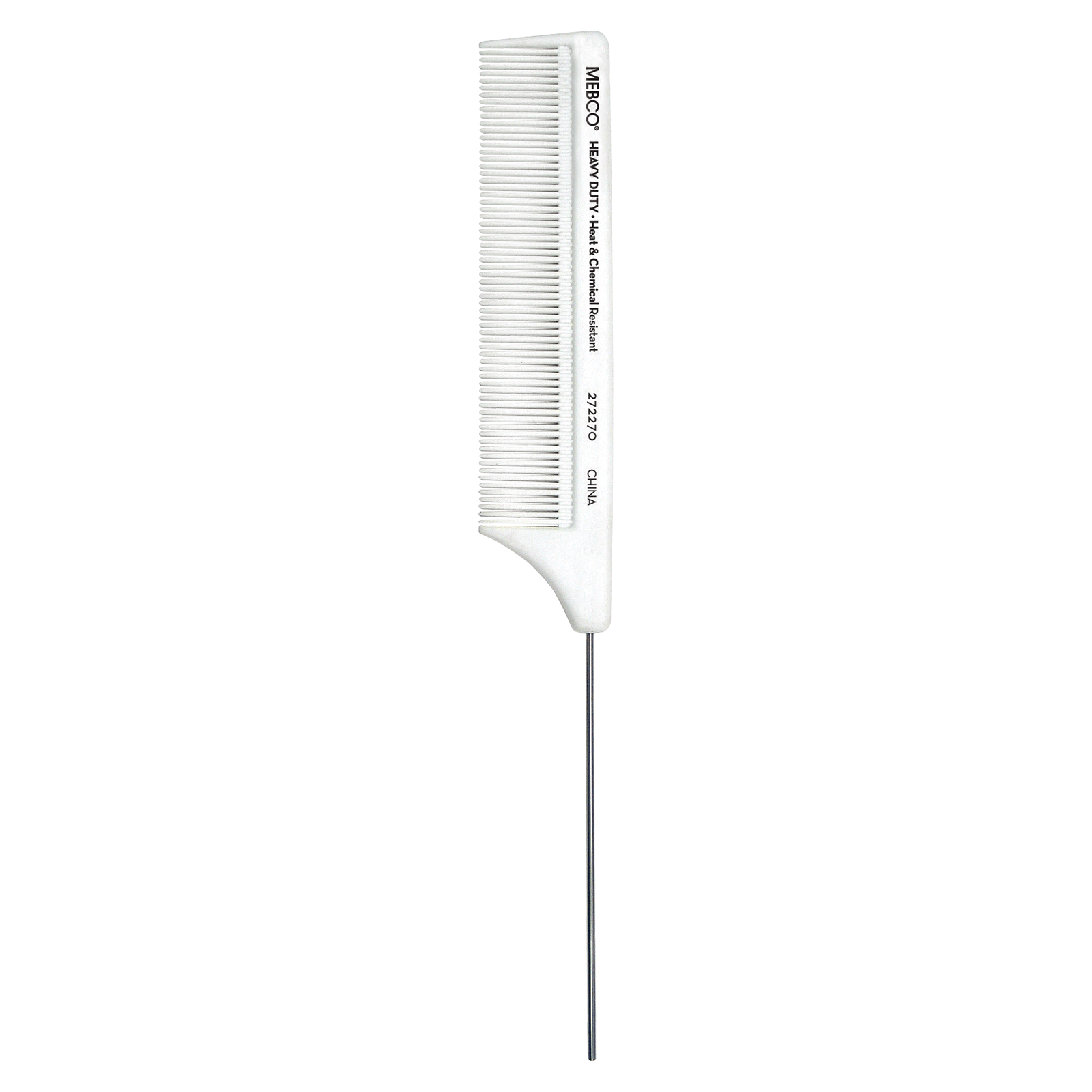 Mebco Heat Resist Metal Tail Comb - Fromm Andre International | CosmoProf