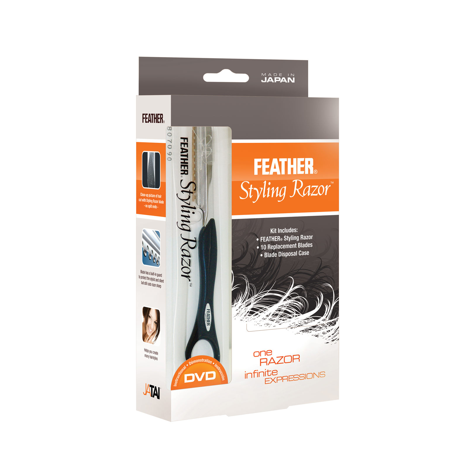 Feather Styling Razor Kit w/DVD - Jatai | CosmoProf