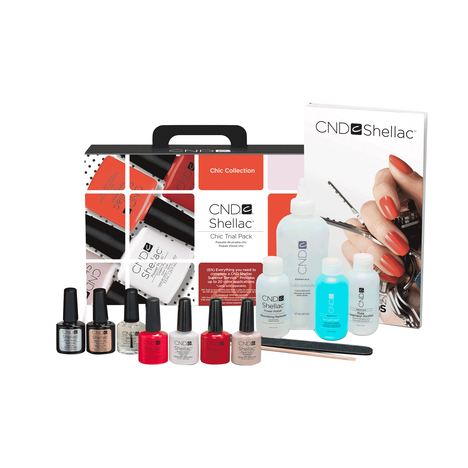 CND Shellac Trial Pack Intro with LED Light - CND | CosmoProf