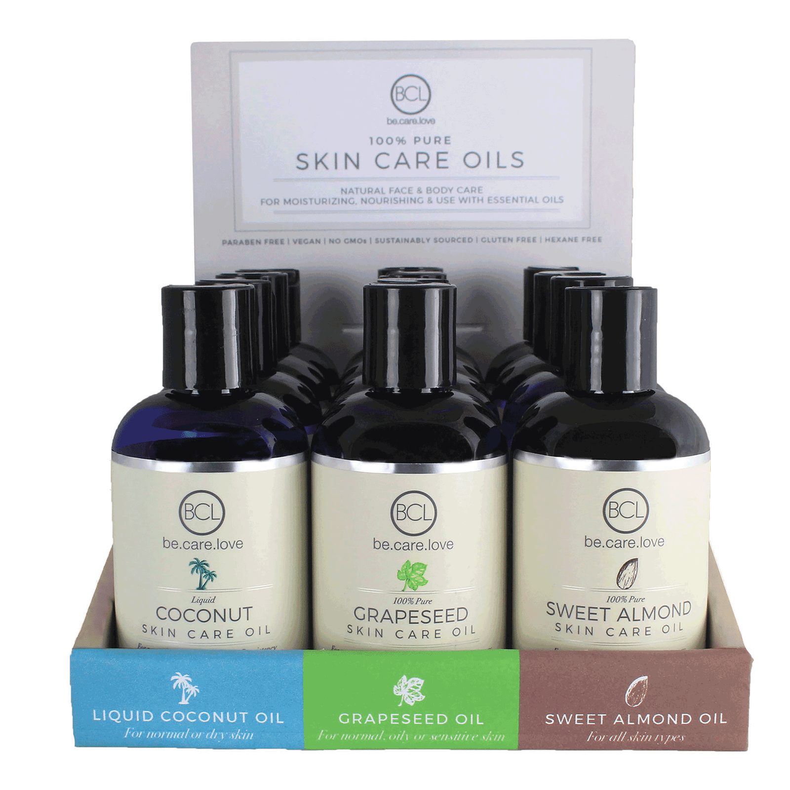 Pure Skincare Oil Display - 9 count - BCL SPA | CosmoProf